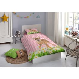 Dekbedovertrek Ree, hert, Bambi. 140x200/220